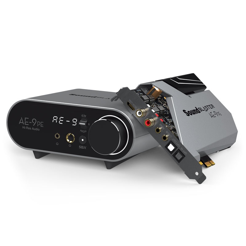 Creative Sound Blaster AE-9PE, high-end sound card - DAC / PCIe ...