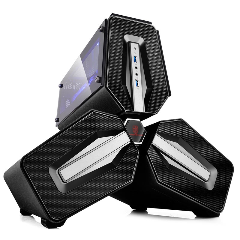DeepCool TRIST CASTELLAR Mini-ITX housing - black Window - Watercooling UK