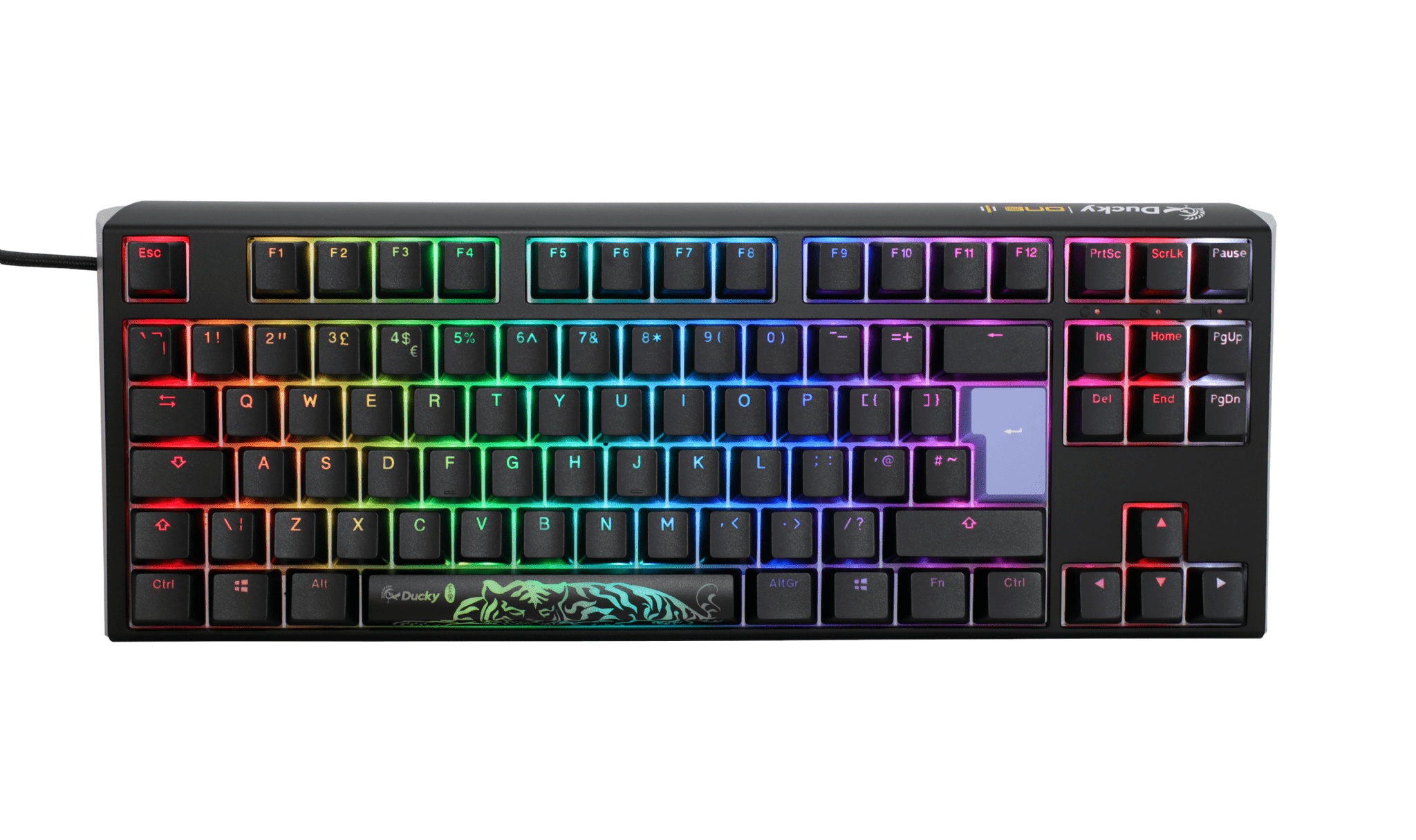 Ducky Channel One 3 Classic Black (UK) - TKL 80% - Cherry Brown ...