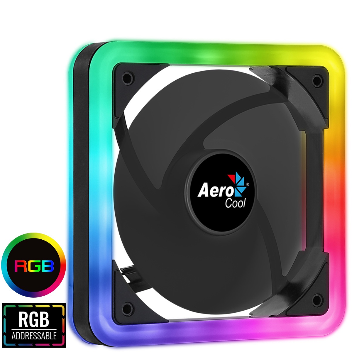 AeroCool Edge 14cm ARGB Fan 6 Pin Connector Comes With 6 Pin Adapter ...