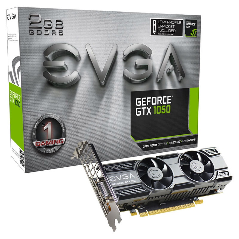 EVGA GeForce GTX 1050 Gaming, 2048 MB GDDR5, Low Profile - Watercooling UK