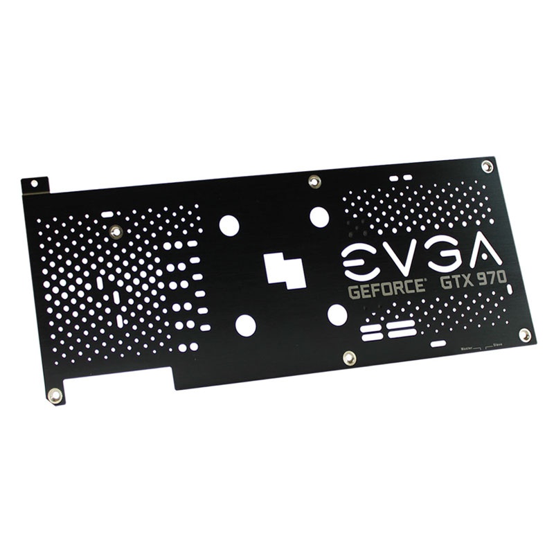 EVGA GeForce GTX 970 backplate for SSC ACX 2.0+ - black - Watercooling UK
