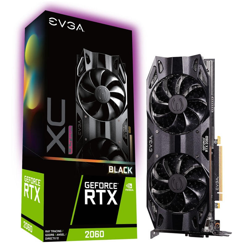 EVGA GeForce RTX 2060 XC Ultra Black Gaming, 6144 MB GDDR6 ...