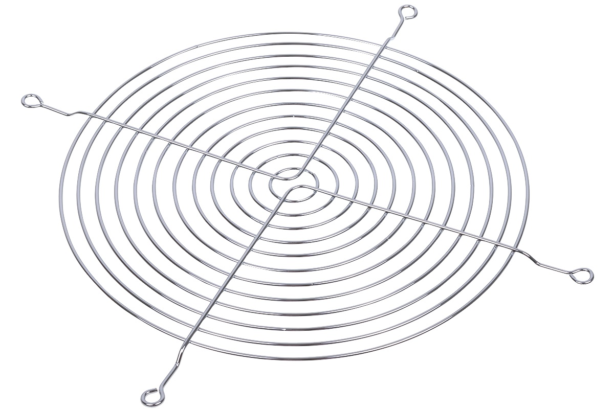 fan grill for axial fans for 180mm chrome - Watercooling UK