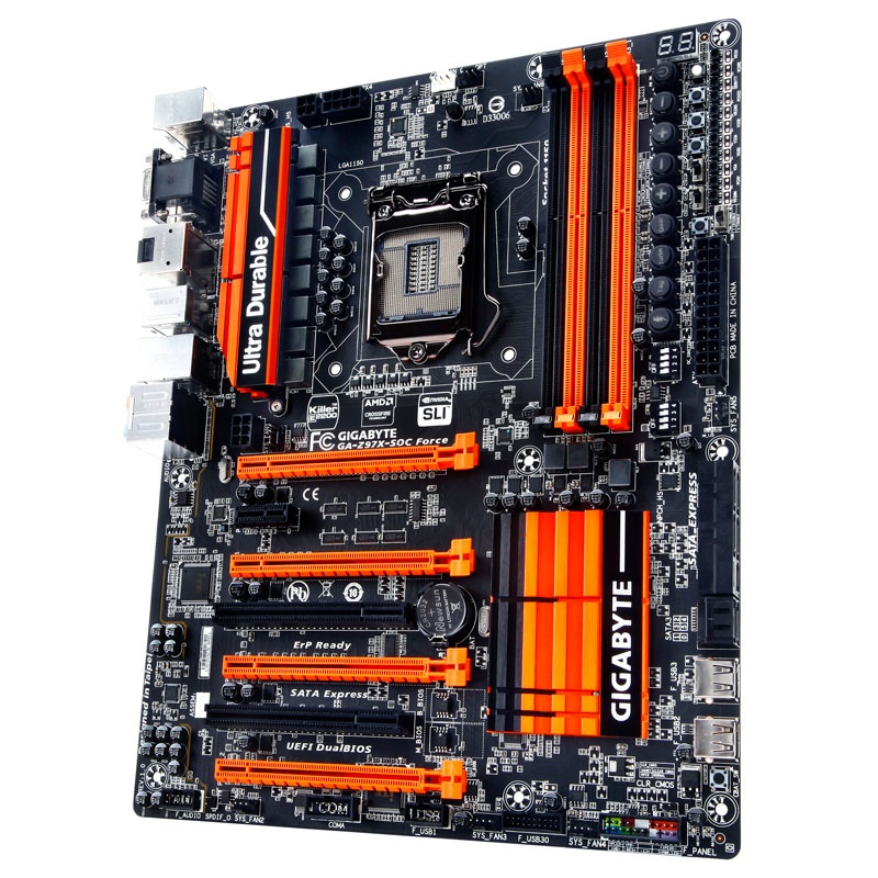 Gigabyte Z97X-SOC Force, Intel Z97 Motherboard - Socket 1150 ...