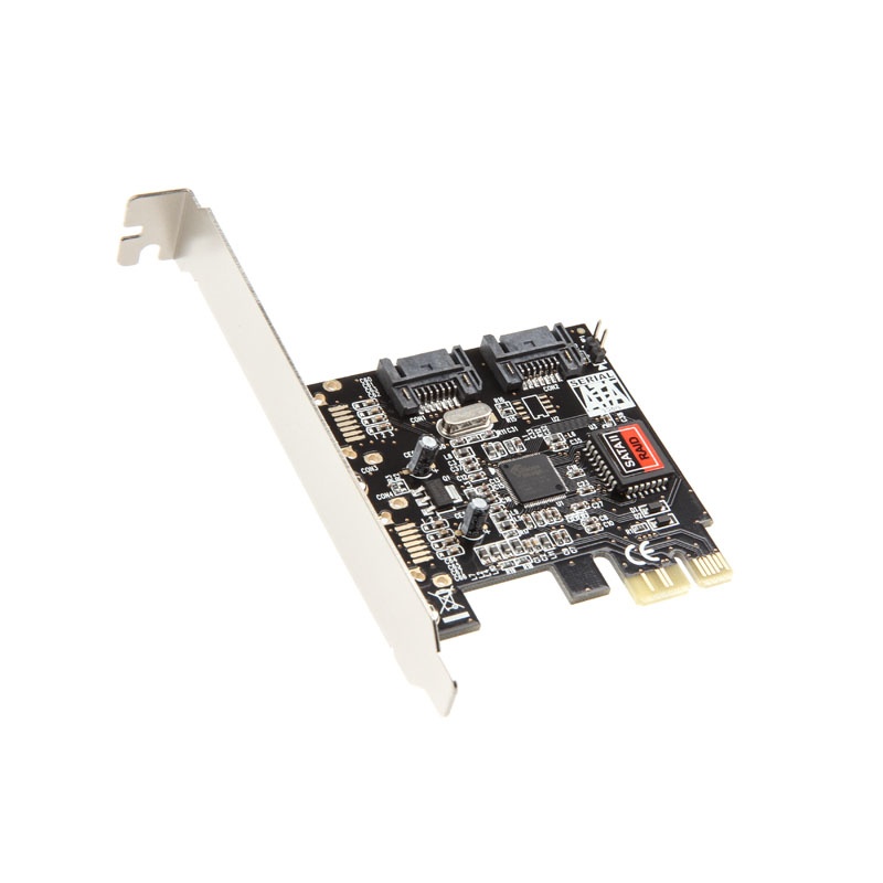 InLine RAID-Controller PCIe x1 for 2x SATA II - Watercooling UK