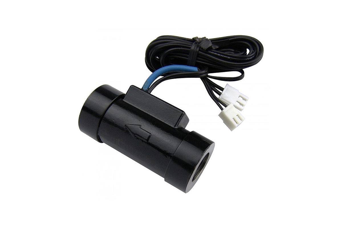 Koolance flow sensor with temperature sensor G1/4 - black - Watercooling UK