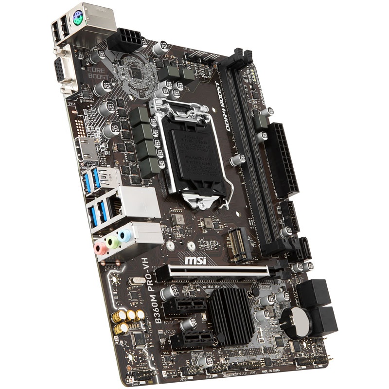 MSI B360M Pro-VH, Intel B360 Motherboard - Socket 1151 - Watercooling UK