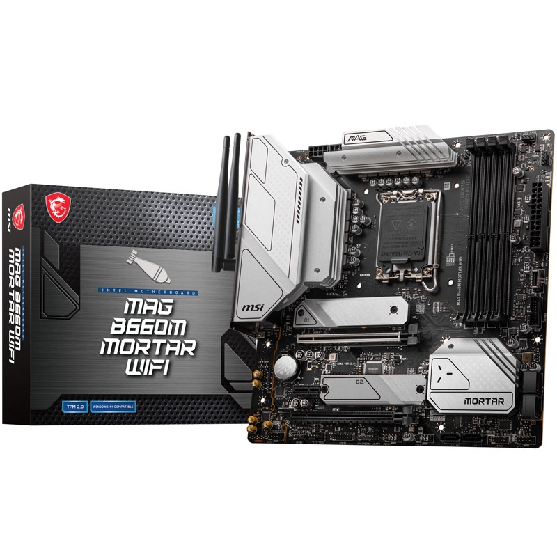 MSI MAG B660M MORTAR WIFI, Intel B660 Motherboard - Socket 1700 ...