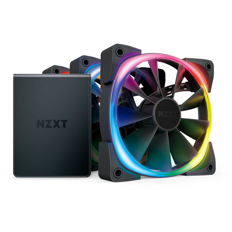NZXT Aer RGB 2 Triple Starter, RGB LED Fan - 120mm - Watercooling UK