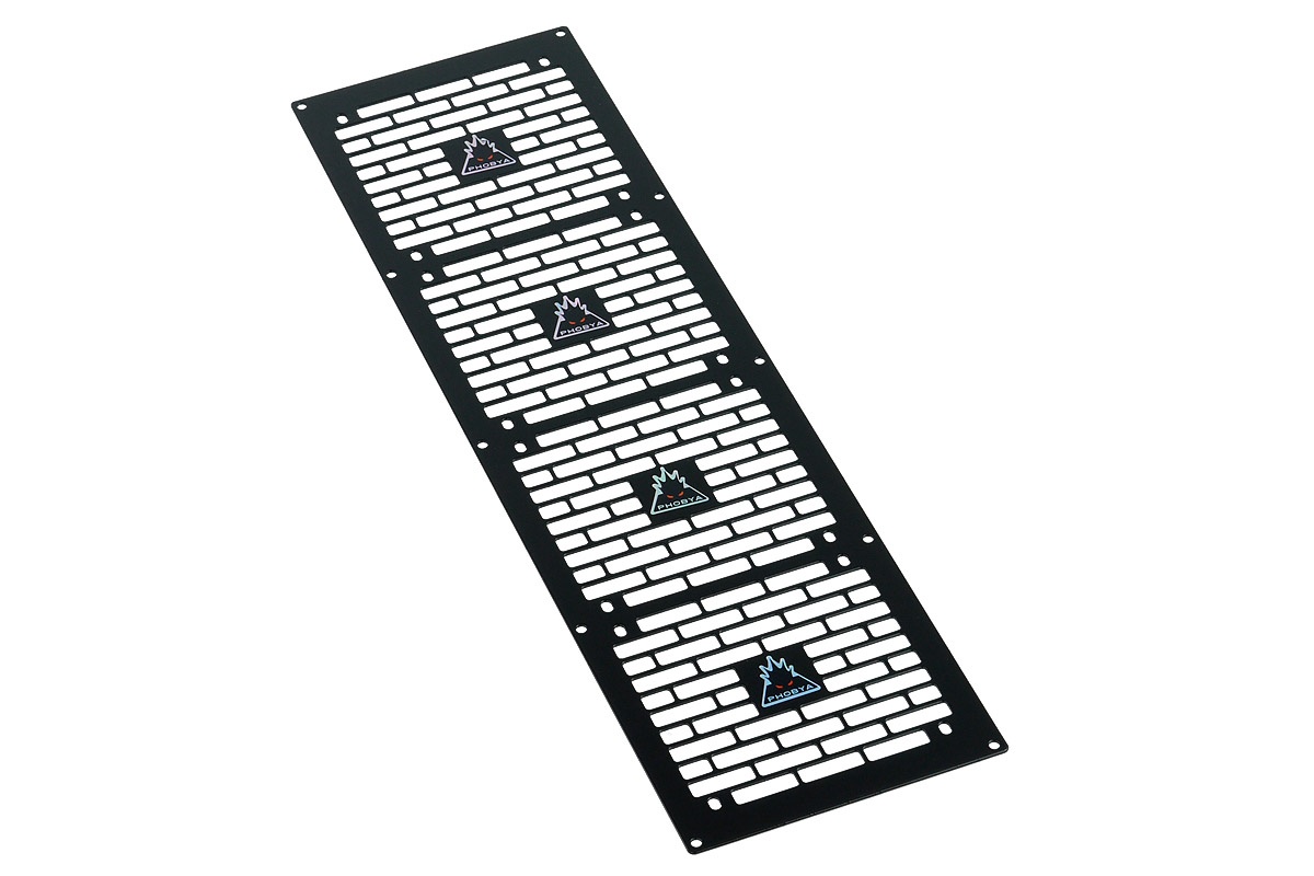 Phobya Radiator grill quad (480) Bricky - Black Boating - Watercooling UK
