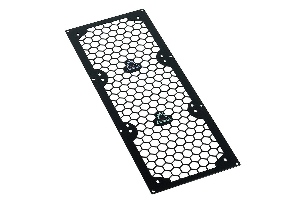 Phobya radiator grill triple (420) - HEXX - black - Watercooling UK