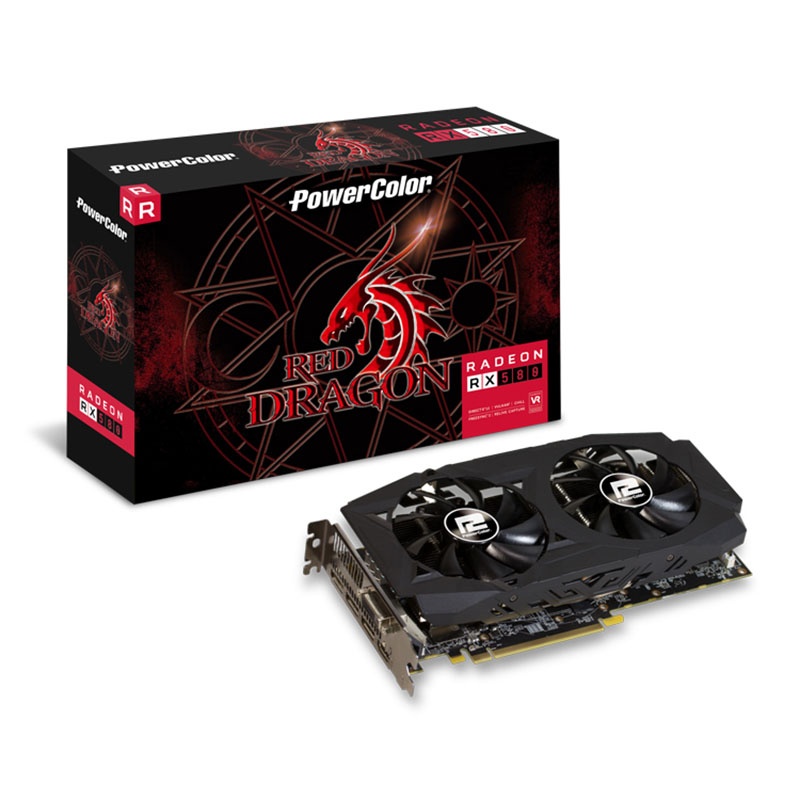 PowerColor Radeon RX 580 Red Dragon V2, 4096 MB GDDR5 - Watercooling UK