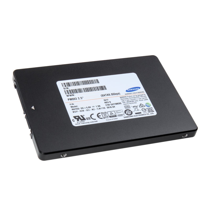 SAMSUNG PM863 SSD, SATA 6G - 120GB - Watercooling UK