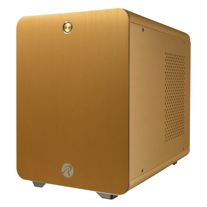 RAIJINTEK METIS Mini-ITX case - gold - Watercooling UK