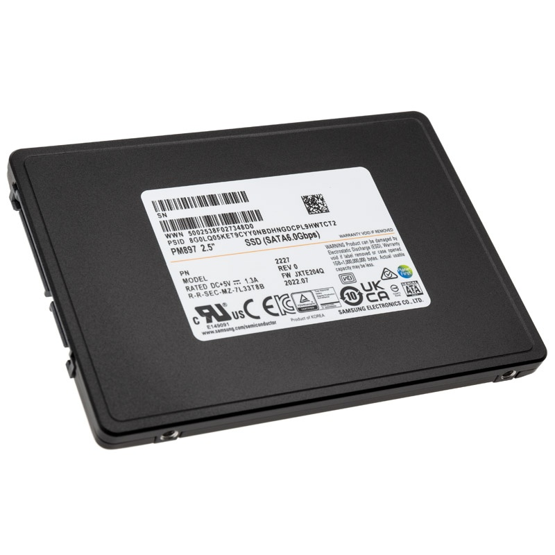 SAMSUNG PM897 Series 2.5-inch SSD, SATA 6G, bulk - 1.92TB - Watercooling UK