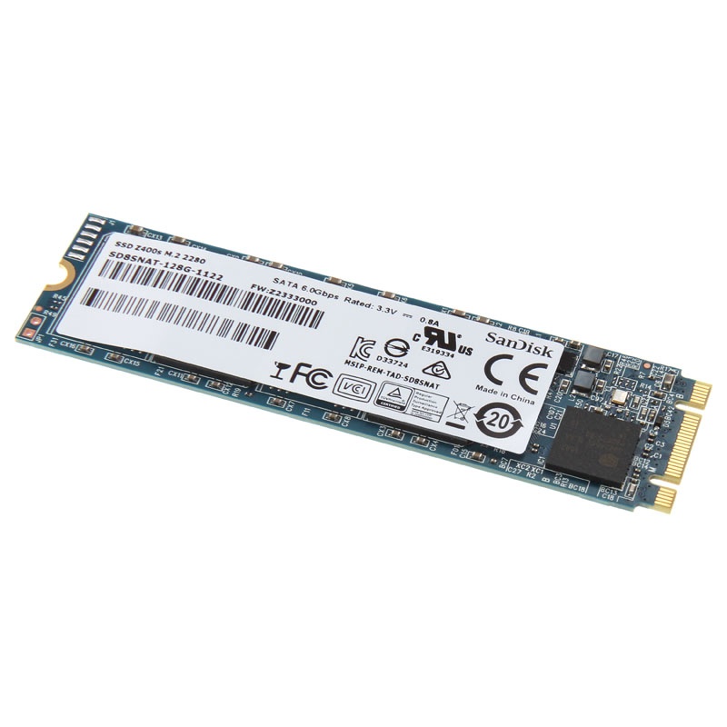 SanDisk Z400S M.2 SSD, SATA 6G - 128GB - Watercooling UK