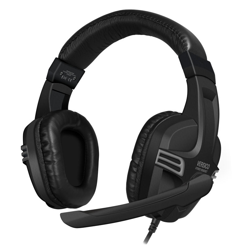 SPEEDLINK VERSICO Stereo Headset - black / gray - Watercooling UK