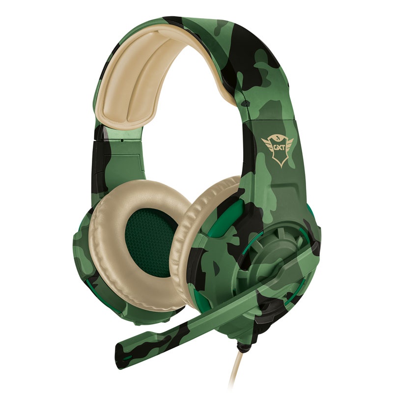 Trust Gaming GXT 310C Radius Gaming Headset - jungle camo - Watercooling UK