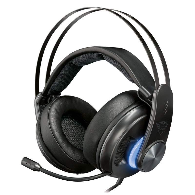 Trust Gaming GXT 383 Dion 7.1 Bass Vibration Headset - Black ...