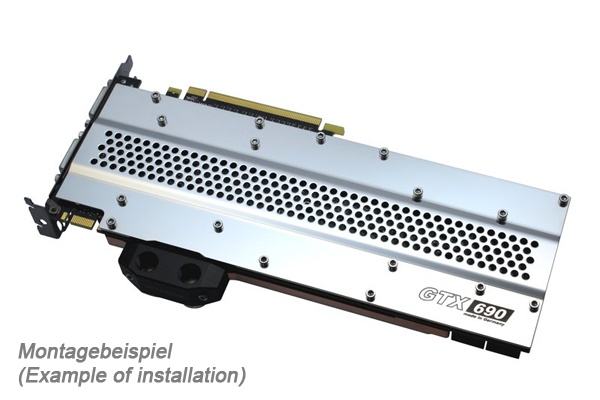 Watercool HEATKILLER GPU GTX 690 - Backplate - Watercooling UK