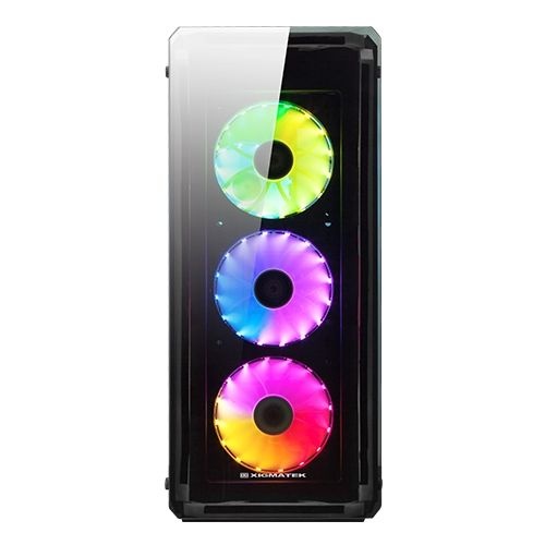 Xigmatek Astro RGB Gunmetal Grey Mid Tower Case - Watercooling UK