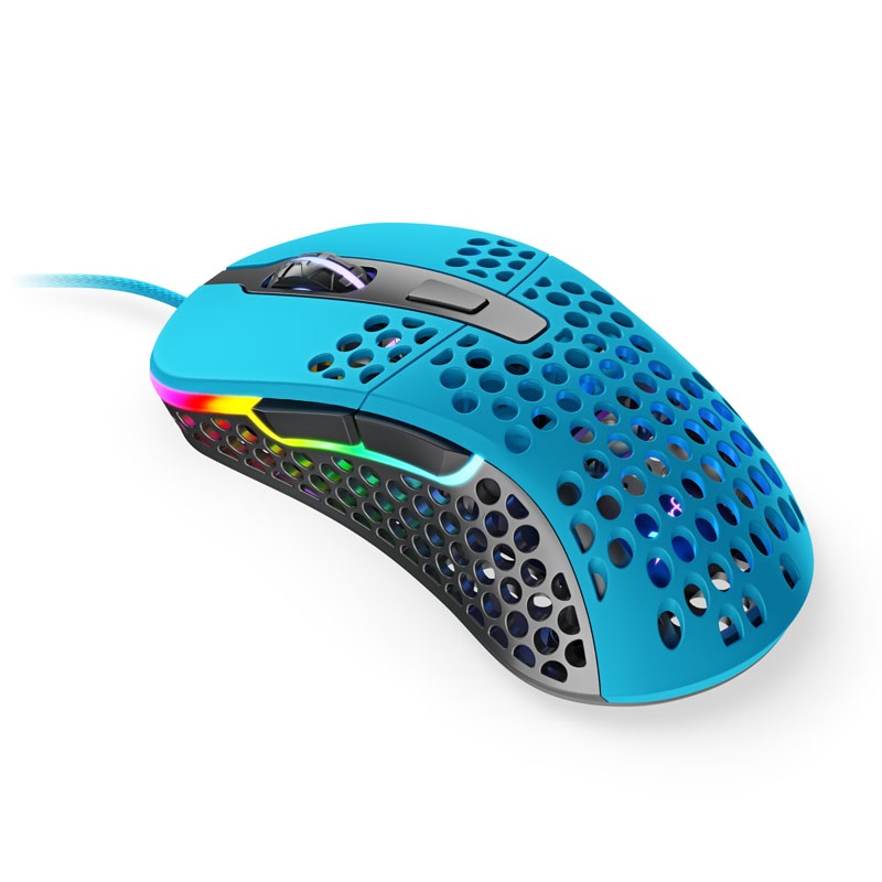 Xtrfy M4 RGB Gaming Mouse - light blue - Watercooling UK