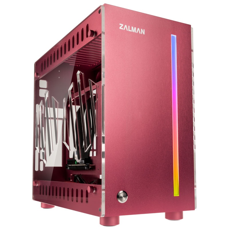 Zalman Z-Machine 300 Mini-ITX case - pink - Watercooling UK