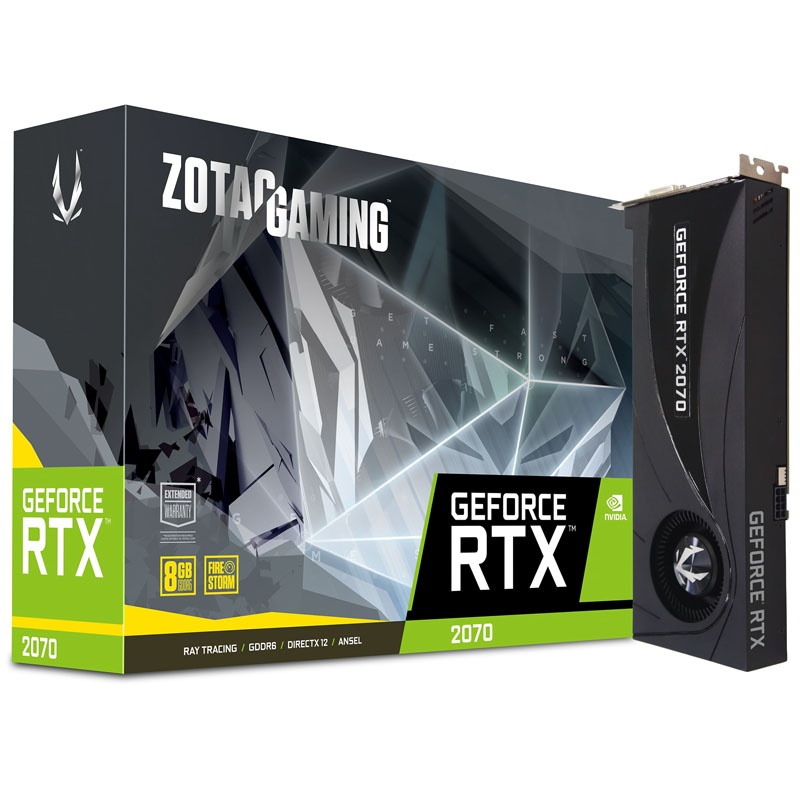 ZOTAC GAMING GeForce RTX 2070 Mini Edition Blower, 8192 MB GDDR6 ...