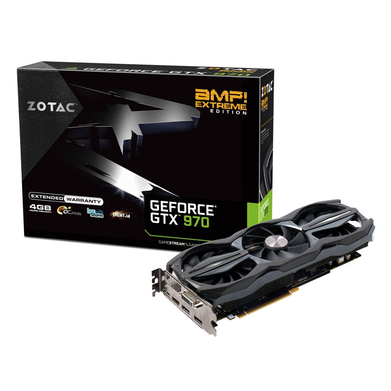 ZOTAC GeForce GTX 970 AMP Extreme Edition, 4096 MB GDDR5 - Watercooling UK