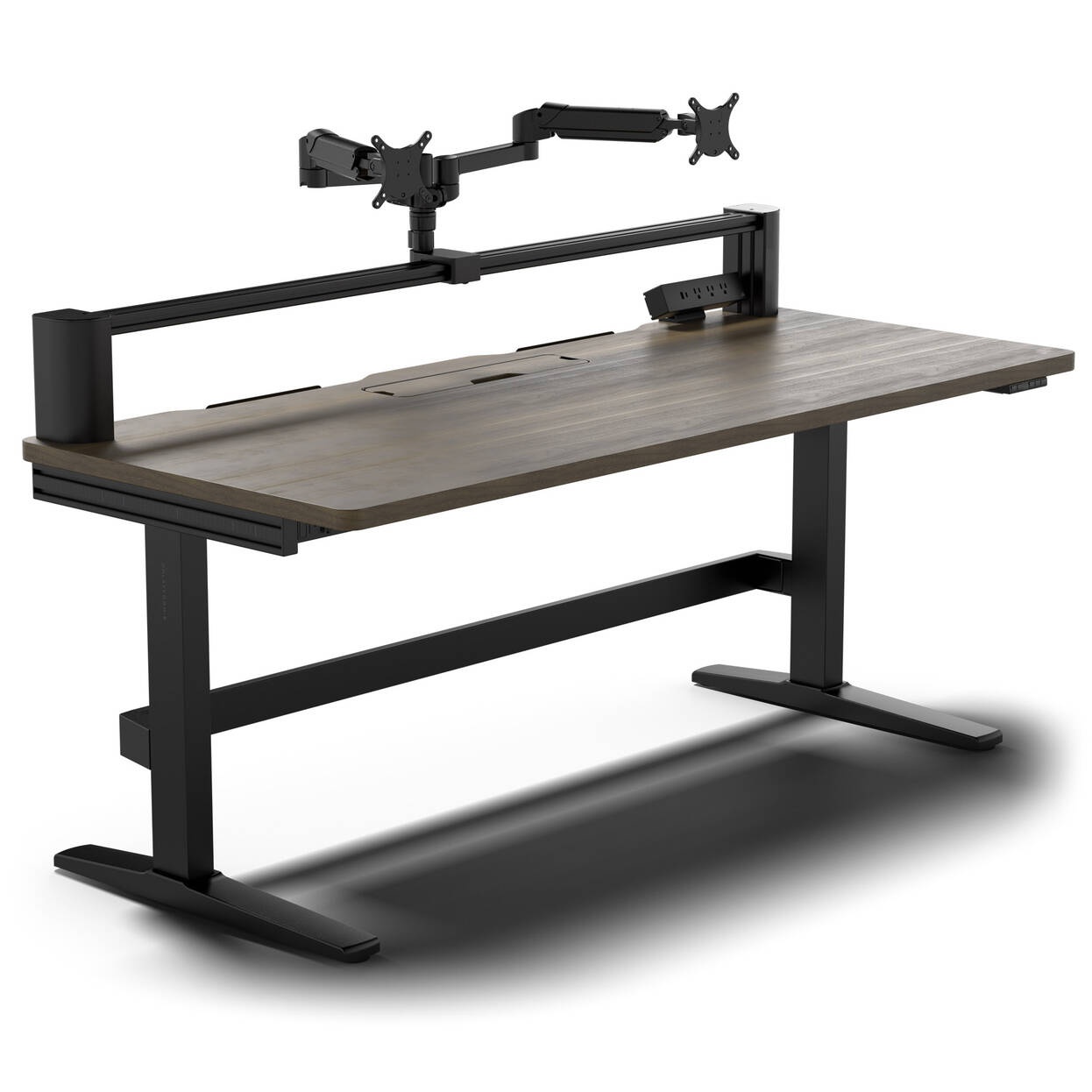 Corsair Platform:6 Elevate Gaming Table (Wood, Dark Walnut Stain ...